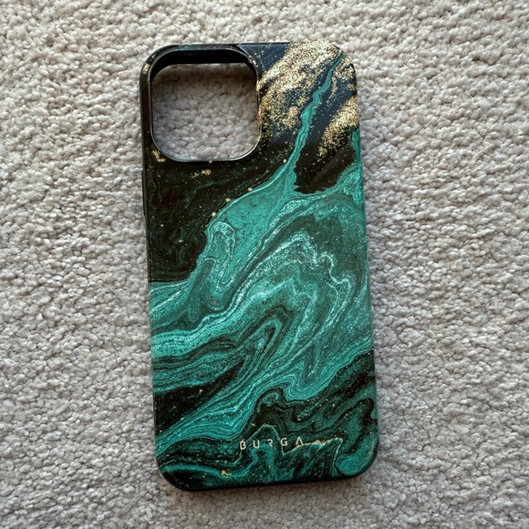 Burga | Cell Phones & Accessories | Burga Emerald Green Pool Tough Chic Iphone 3 Pro Max Case ...